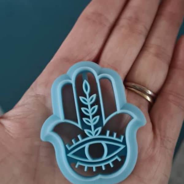 Hamsa Hand Polymer Clay Cutter I Texturio Clay Cutters for Polymer Clay ...