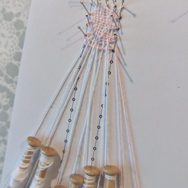 5 Beginner Bobbin Lace Patterns, Bobbin Lace Practice Patterns to Print ...