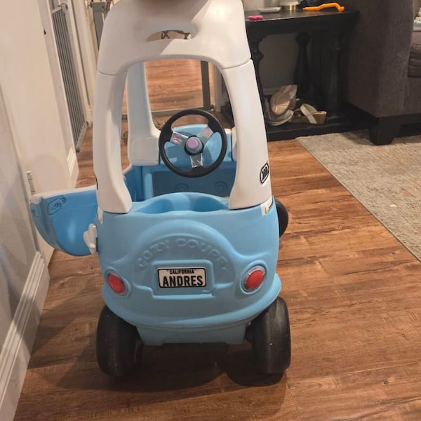 Personalized Toy License Plate Set for Cozy Coupe: Custom Ride-on Car ...