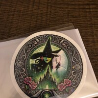 Wicked Sticker, Movie Wicked Sticker, Elphaba and Galinda, Laptop ...