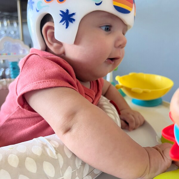 Doc Band Decal Baby Boy Helmet Cranial Band Stickers, Summer Cranial ...