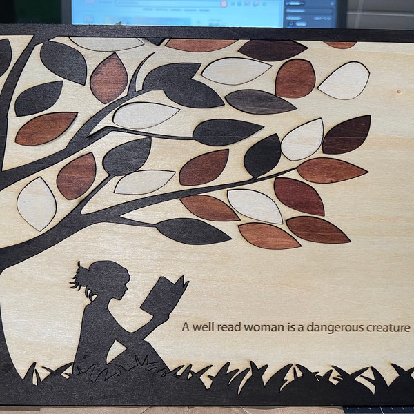 Book Stand Digital File Laser Cut Book Holder DIY Reading Stand SVG PDF ...