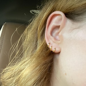 Threadless Push Pin Flat Back Labret 16G/18G/20G Stud Earrings Titanium ...