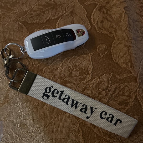 Getaway Car Handmade Wristlet Keychain: Bag Charm/ Travel Gift - Etsy