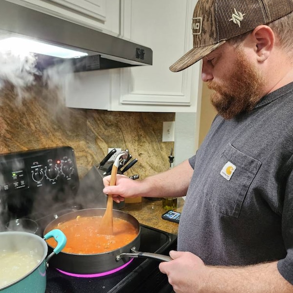Cajun Cherry Roux Pot Stirrer With Crawfish, Fleur De Lis, Pelican ...