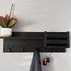 Entryway Key Organizer With Mail Slot, Coat Rack With Shelf, Mail ...