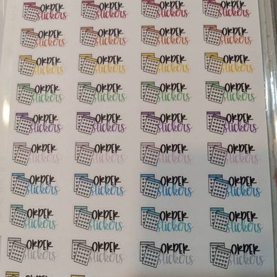 School Activity Planner Stickers, Functional Planner Stickers, Icon ...