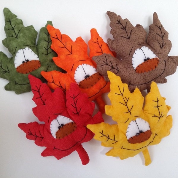 Primitive Fall Leaf Bowl Fillers, Fall Leaf Decor, Fall Leaf Decoration ...