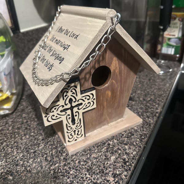 Decorative Ornament Small Birdhouse DISPLAY STAND ONLY This is for the ...
