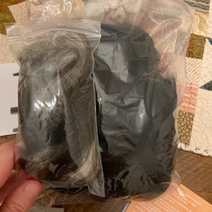 Dyed Black Cheviot Top Roving Spinning Fiber 4 Ounces - Etsy