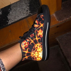 Womens Galaxy Shoes Astronaut Nebula High Tops Sneakers | Etsy