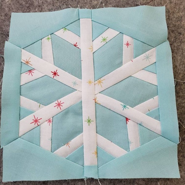 Snowflake Paper Pieced Pattern - Etsy
