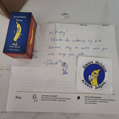 I Saw That Accountability Banana / Weird Gift / Funny Gift - Etsy