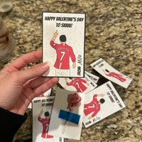 Ronaldo Messi Valentine Card, Printable, Cristiano Ronaldo Lionel Messi ...