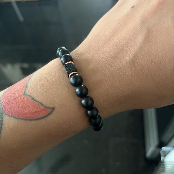 Mindfulness Gift Bracelet Man Tigers Eye Bracelet Crystal Bracelet ...