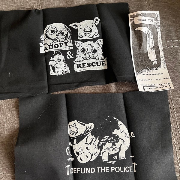 ADOPT and RESCUE Lots of Animals PATCH Super Cute I Mean Look at That ...
