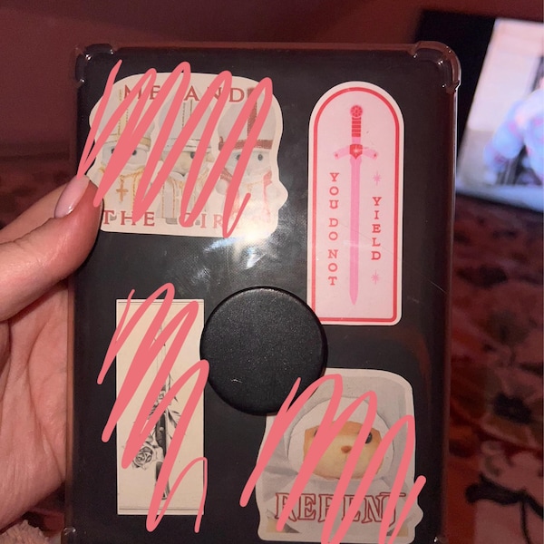 You Do Not Yield Throne of Glass Kindle Sticker, TOG Sticker, Fireheart ...