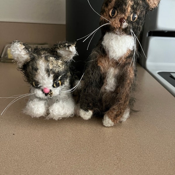 Custom Cat Plush, Custom Crochet Cat, Custom Stuffed Cat, Custom Pet ...