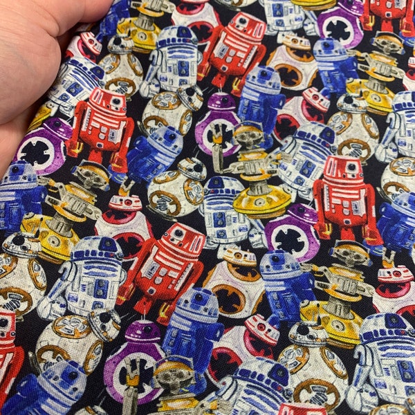 IN STOCK! Star Wars Galaxys Edge Droid R2D2 C3PO Fabric 1 YD 1/2 Yd Fat Quarter - Etsy