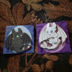 Toothless Charm Light Fury Charm Night Lights Charms How - Etsy