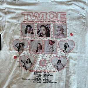 Twice Scientist Shirt Kpop Formula of Love Ot3 Album - Etsy Australia