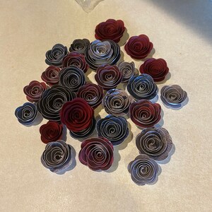 Itty Bitty Paper Roses Tiny Red Roses Baby Red Roses Tiny | Etsy