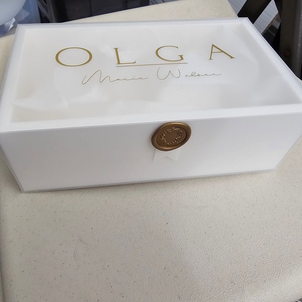 Personalized Empty Gift Boxes for Bridesmaid Proposal , Custom Bridal ...