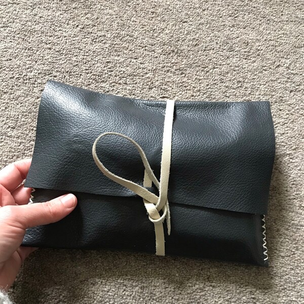 Small Leather Book Cover - Etsy