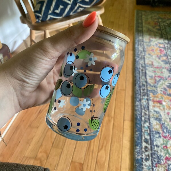 16oz Glass Can Wrap | Glass Can SVG | Png | Sublimation Designs | Glass ...