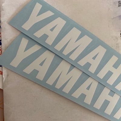 Yamaha Logo Vinyl Decal Car Window Bumper Sticker 2x Select Color/size ...