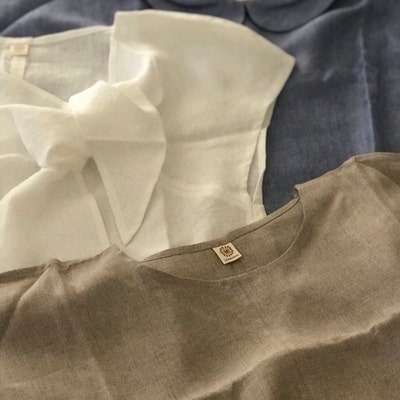 Light Linen Top, Elegant Womens Top, Linen Blouse, Linen Shirt Women ...