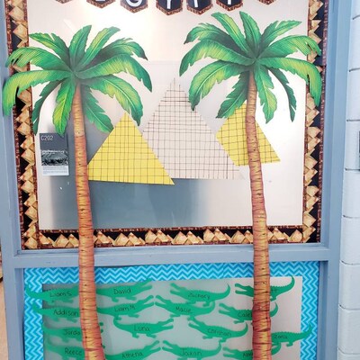 25 Pieces Alligator Crocodile Paper Die Cut Shape Cut Outs for Bulletin ...