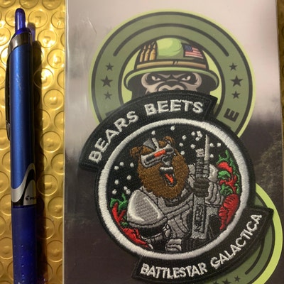 Bears Beets Battlestar Patch - Etsy