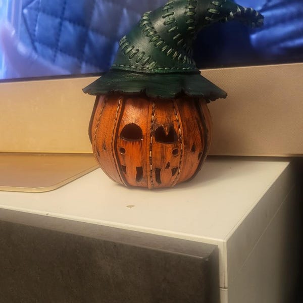 Jack O'lantern Pumpkin Leather Pattern PDF - by Leatherhubpatterns - Etsy
