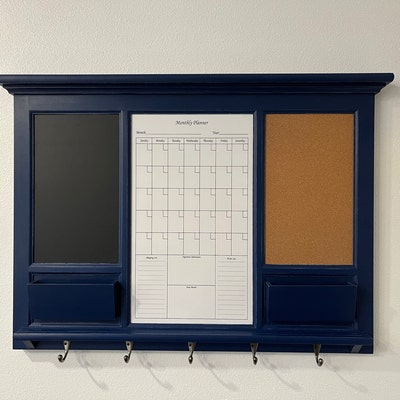 LANG Calendar Frame Family Organizer Command Center Storage Shelf and ...