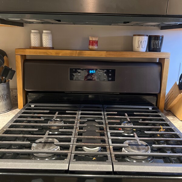 Over the Counter Shelf, Wood Countertop Organizer, Over the Sink Shelf ...