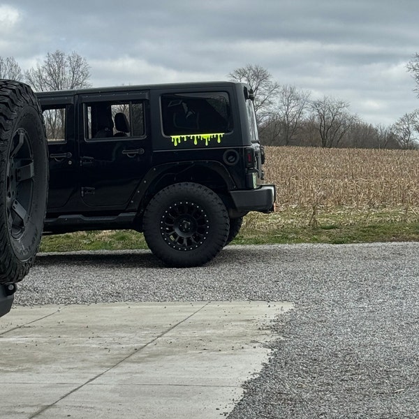 Goth Decal | Goth Car Accessories | Car Accessories | Drip Slime Decal ...