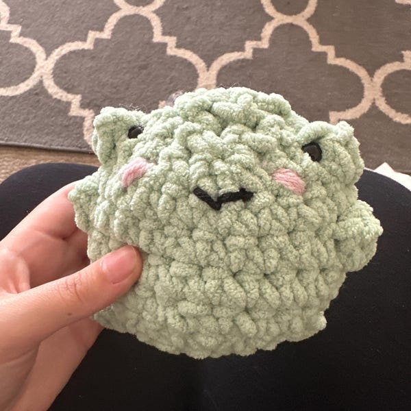 No Sew Chonky Frog Crochet Pattern - Etsy