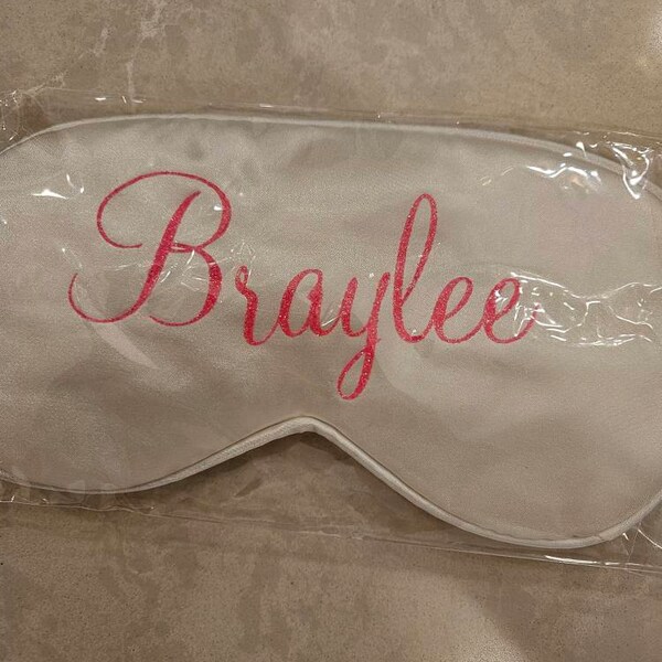 Personalized Custom Sleep Eye Mask Set, Christmas & Holiday Gift ...
