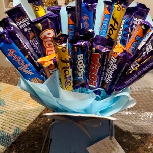 XL Personalised Lindor Chocolate Bouquet With Balloon Gift - Etsy UK