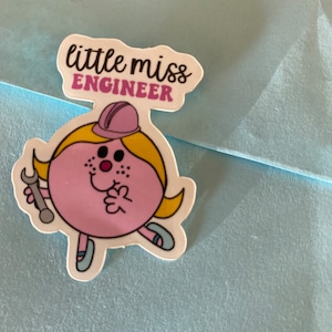 Engineer Library Card Sticker Female Engineer Engineering Empowerment ...