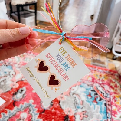 Printable Sunglasses Valentine Tag, You Are Spectacular, Valentines for ...