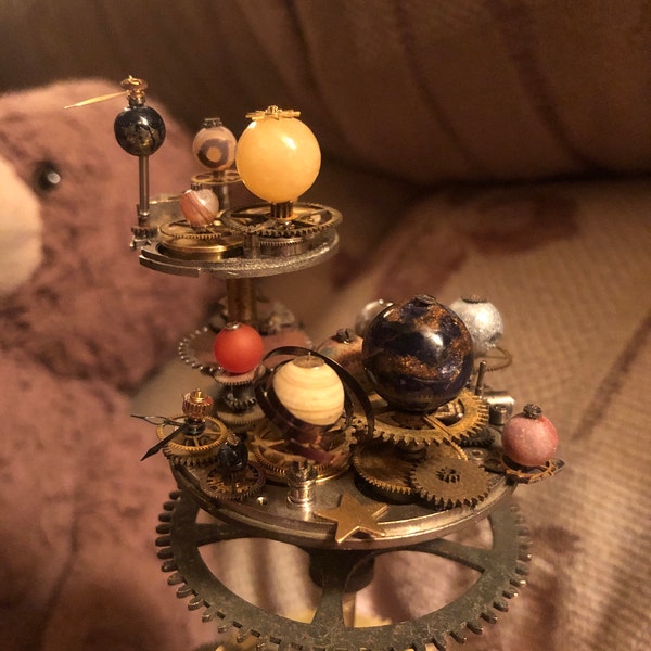 Orrery- Solar System- Steampunk Art - Pocket Watch Orrery - Etsy