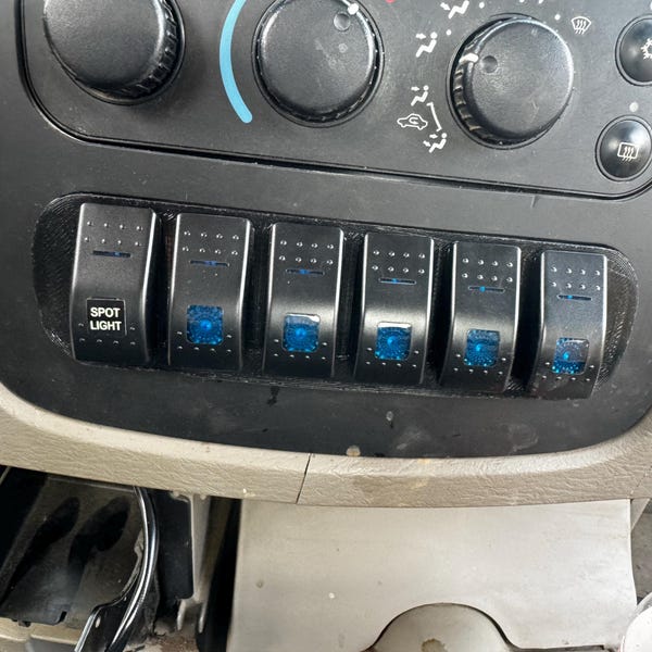 Early 3rd Gen Ram Switch Panel/gauge Pod - Etsy