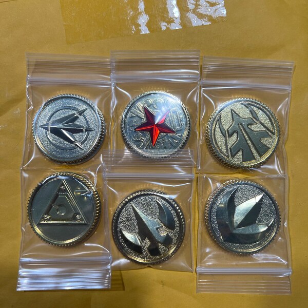 Flawed Power Energem Set of 10 Ranger Dino Crystal - Etsy