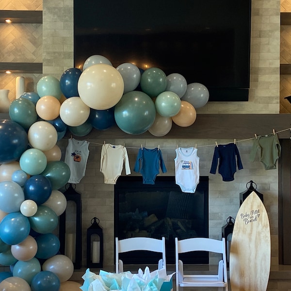 Ride the Waves Surf Color Palette / Surf Balloon Garland, the Big One ...
