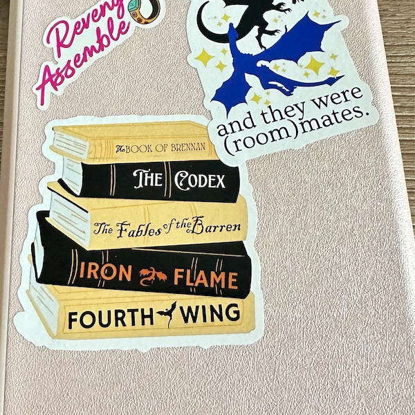 Fourth Wing Sticker | Books of Basgiath - Etsy