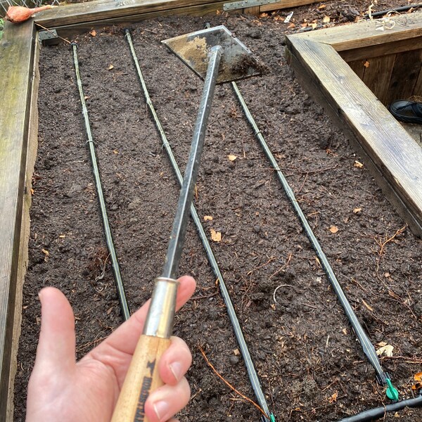 V-hoe (warren Hoe, Aggressive Hoe) Hand Forged Garden Tool - Etsy