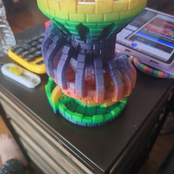 Japanese Bongo Blob Cat 3D Printed With Hidden Cavity Desk Shelf Decor ...