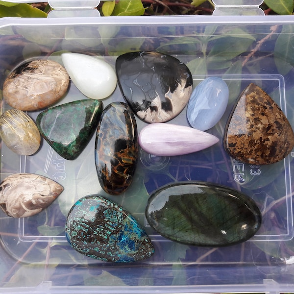Flint Stone Cabochon Natural Flint Stone Loose Gemstone for Jewelry ...